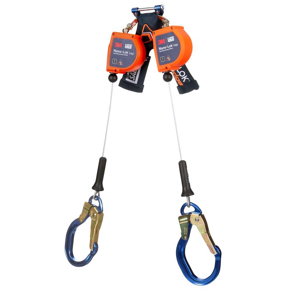 3M DBI-SALA Nano-Lok Edge Twin-Leg Personal 8-Foot Self-Retracting Lifeline - GME Supply